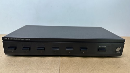 Niles Audio SPS-6 Speaker Selector 6-Zone Impedance Match Protection ...