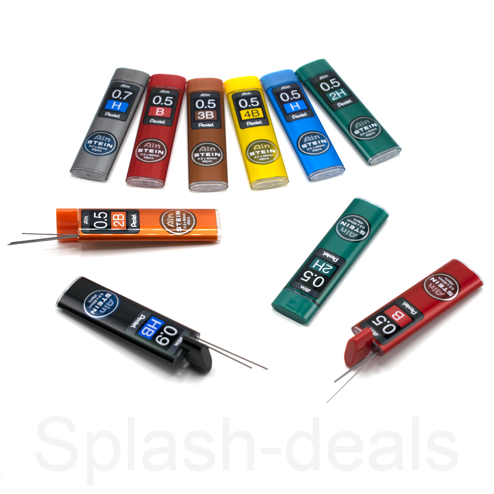 Mechanical Pencil Lead Pentel Ain Leads Refill - 0.9mm B Grade Ceramic ...