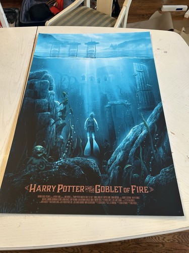 Harry Potter and the Goblet of Fire Kevin Wilson Poster Art Print Mondo ...