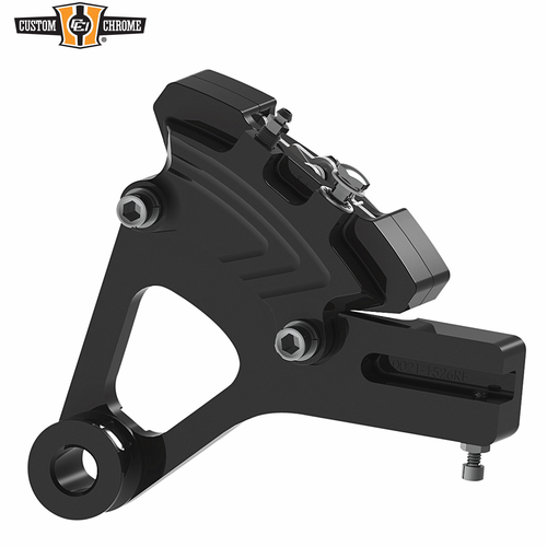Black Rear Disc Brake Caliper Assembly Kits Fit For Harley Dyna 00-05 ...