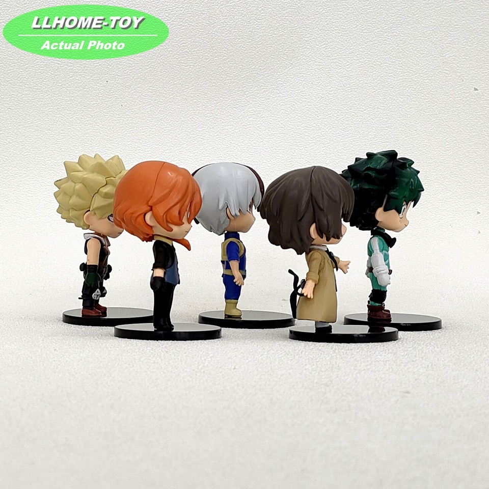 Anime character dazai Nakahara Chuuya Todoroki Shoto 5Pcs Figure Statue ...