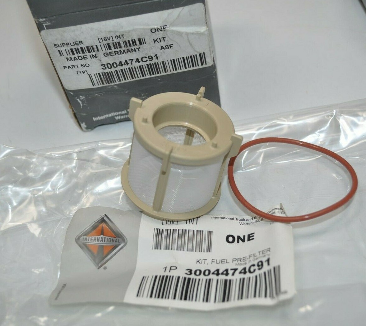 NEW INTERNATIONAL ENGINE FUEL PRE-FILTER SCREEN KIT Part# 3004474C92 | eBay
