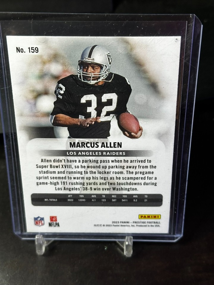 2023 PRESTIGE MARCUS ALLEN #159 SUNBURST XTRA POINTS INSERT | eBay