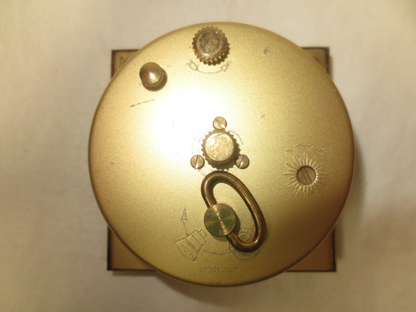 works 2 folding Mechanical Koch Alarm Clock & Northfield Alarm Clock ...