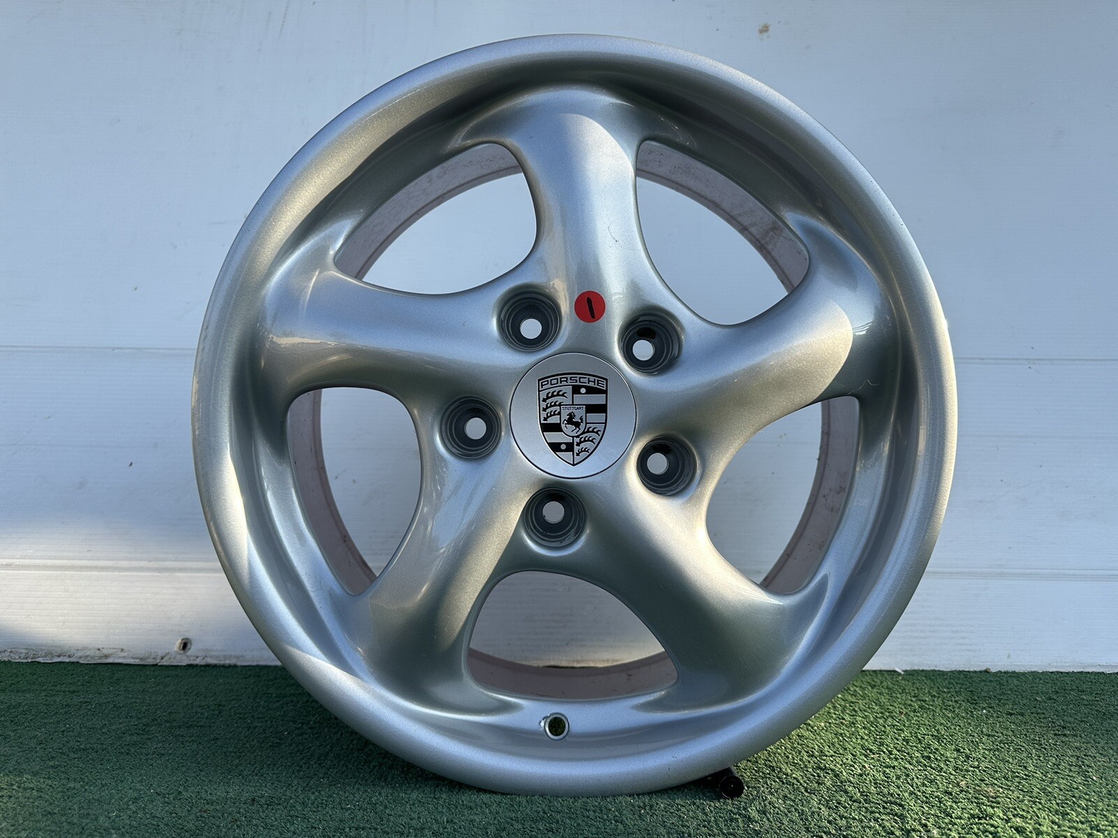 PORSCHE 986 911 TURBO TWIST 17" GENUINE FACTORY ORIGINAL OEM WHEELS ...
