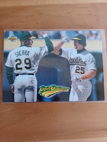 Mark McGwire 1992 UpperDeck "Bash Brothers" Base | eBay