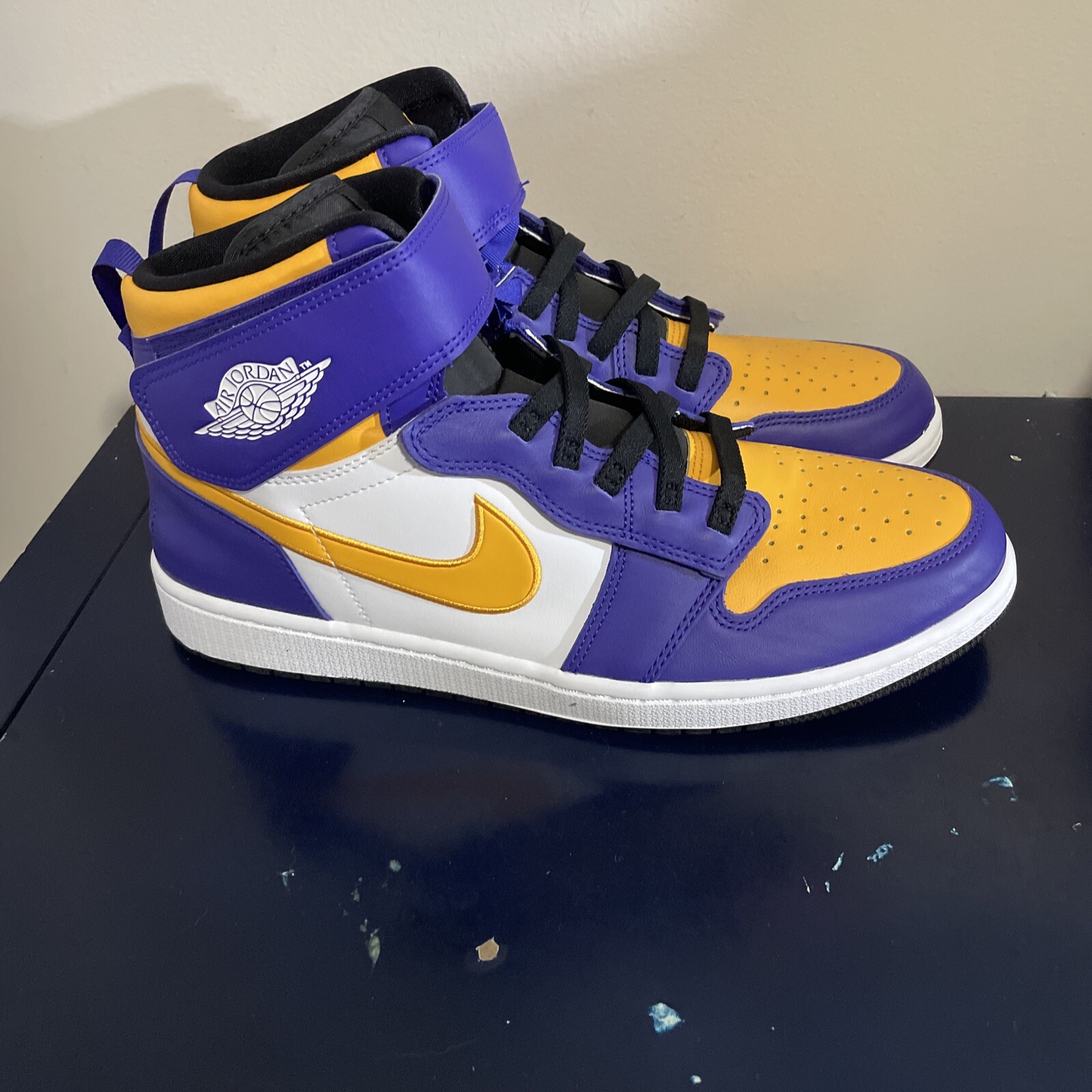 Men Size 12 - Jordan 1 High FlyEase Lakers 2022 | eBay