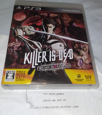 Killer Is Dead (Sony PlayStation 3, 2013) PS3 Japan Import Region Free ...
