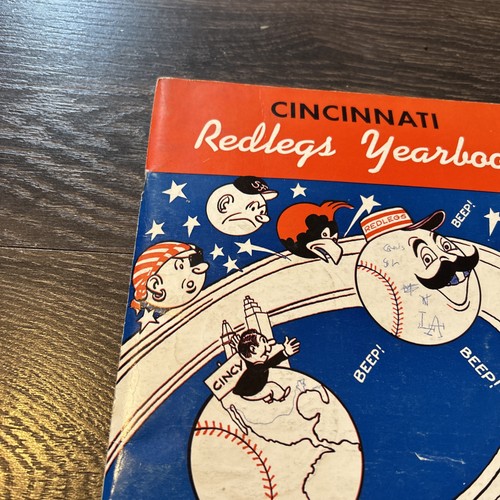 Vtg 1958 Cincinnati Redlegs Baseball Yearbook MLB Reds Book Photos ...