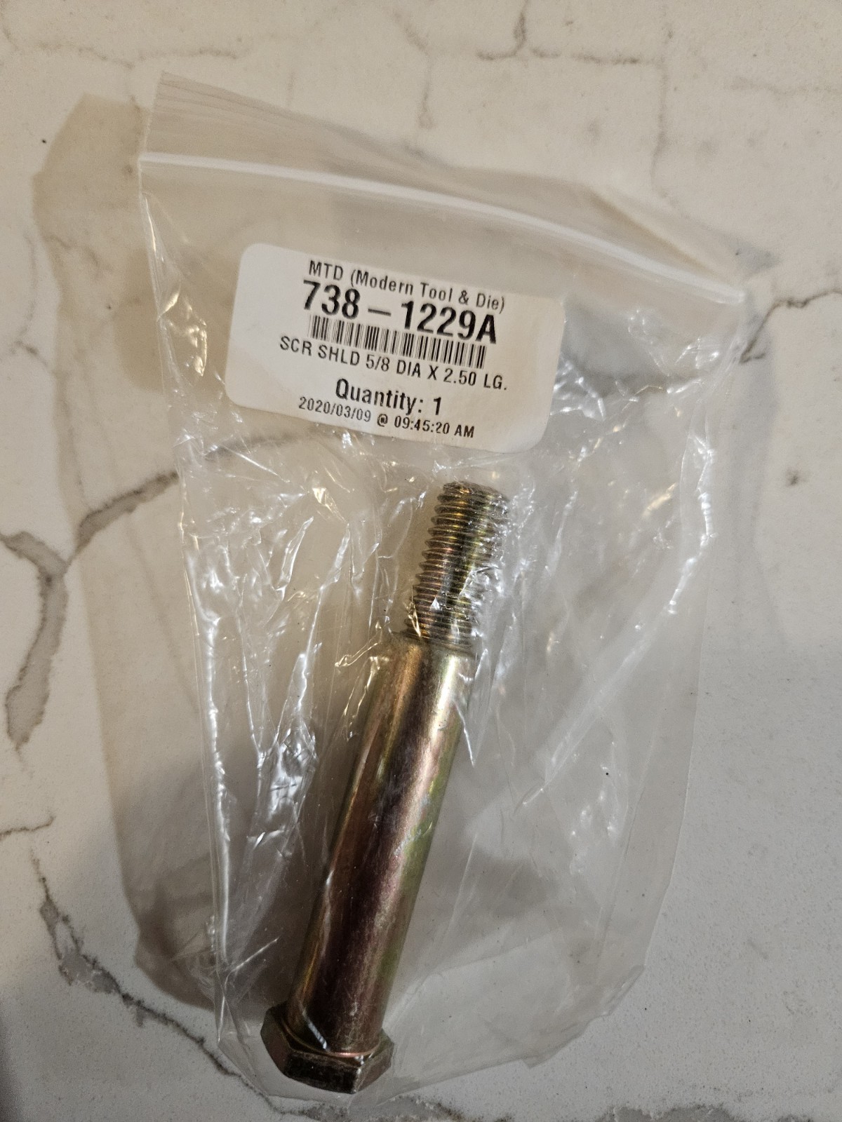 Mtd Shoulder Bolt 738-1229a | eBay