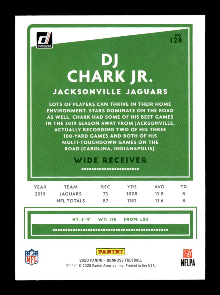 2020 Donruss DJ Chark Jr. #128 | eBay