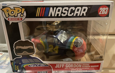 Funko Pop! Rides #283 NASCAR JEFF GORDON “DUPONT “ #24 Rainbow Warriors ...