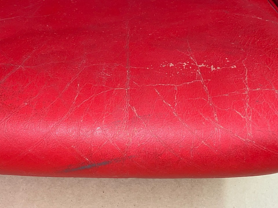 Corvette C4 Seats red leather covers with foam GM OEM 94 95 96 | eBay