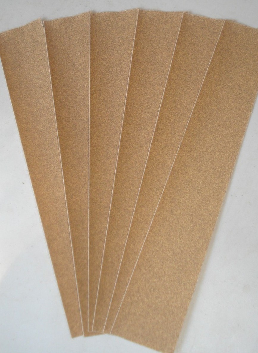 18 BODY FILE SANDING SHEETS (80 GRIT) CAMPBELL HAUSFELD 2-3/4 IN X 16-1 ...