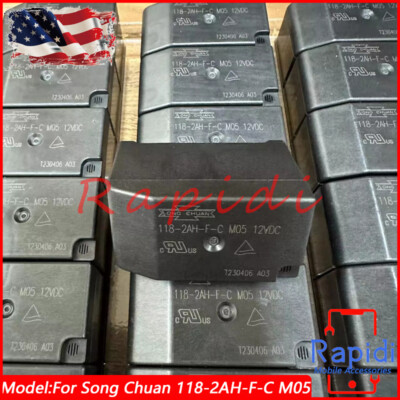 For Song Chuan 118-2AH-F-C M05 1182AHFC M05 12VDC Energy Power Relay ...