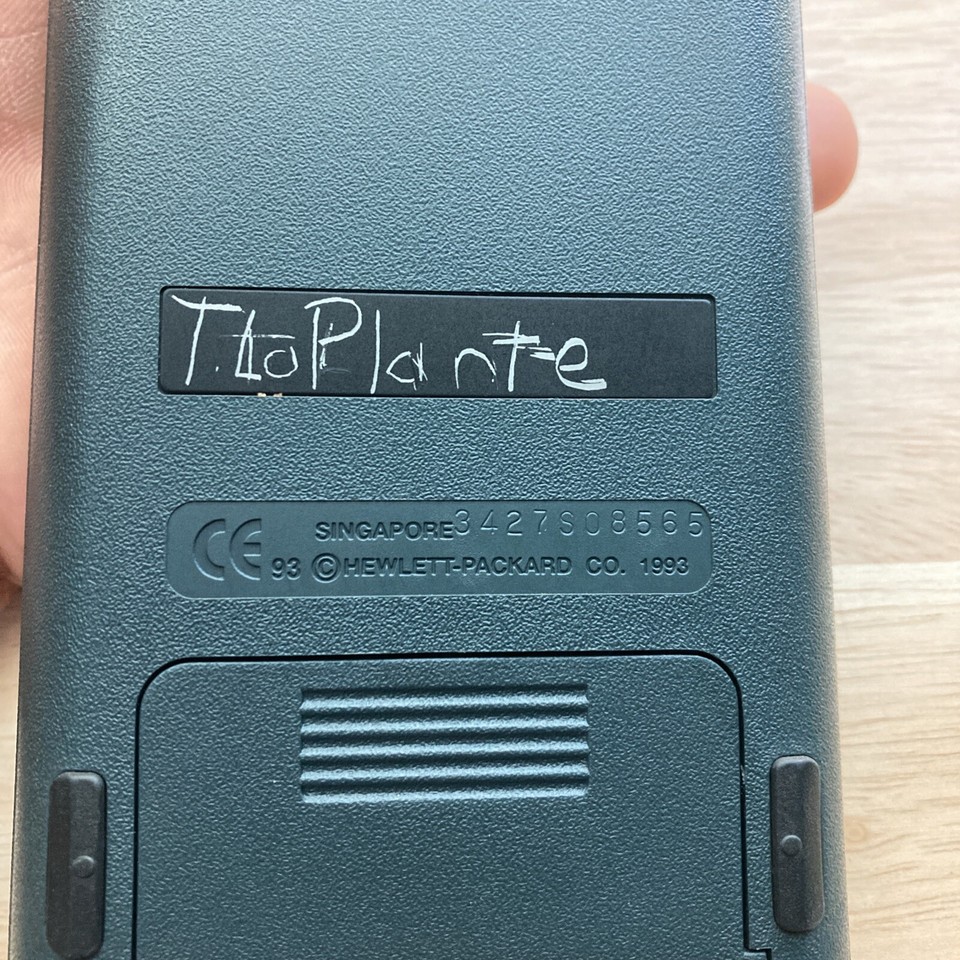 Hewlett Packard HP 48GX Graphing Calculator With Case Tested No Manual ...