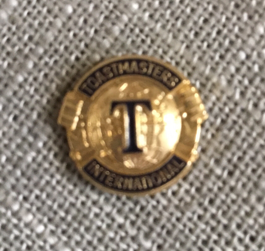 Toastmasters International Lapel Tie Pin Gold Tone | eBay