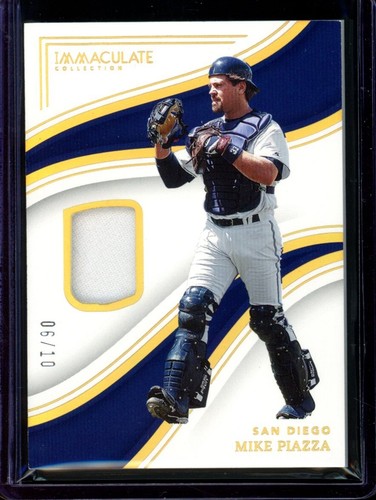2023 Panini Immaculate Patch #109 Mike Piazza Gold /10 Padres | eBay