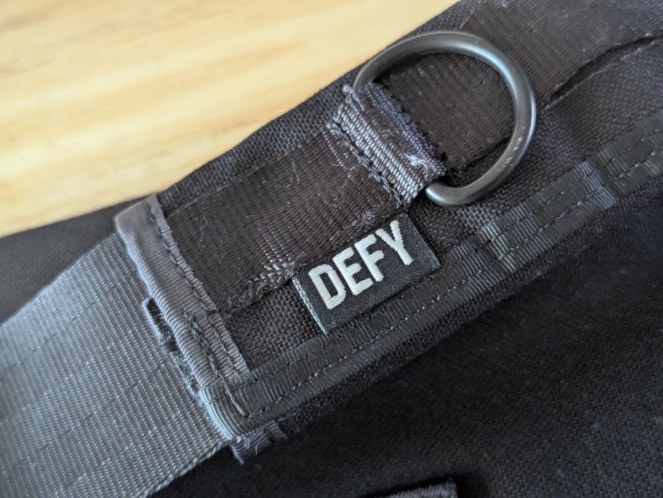 Defy Bags USA - Recon Messenger Bag in Black Cordura & Truck Tarp ...