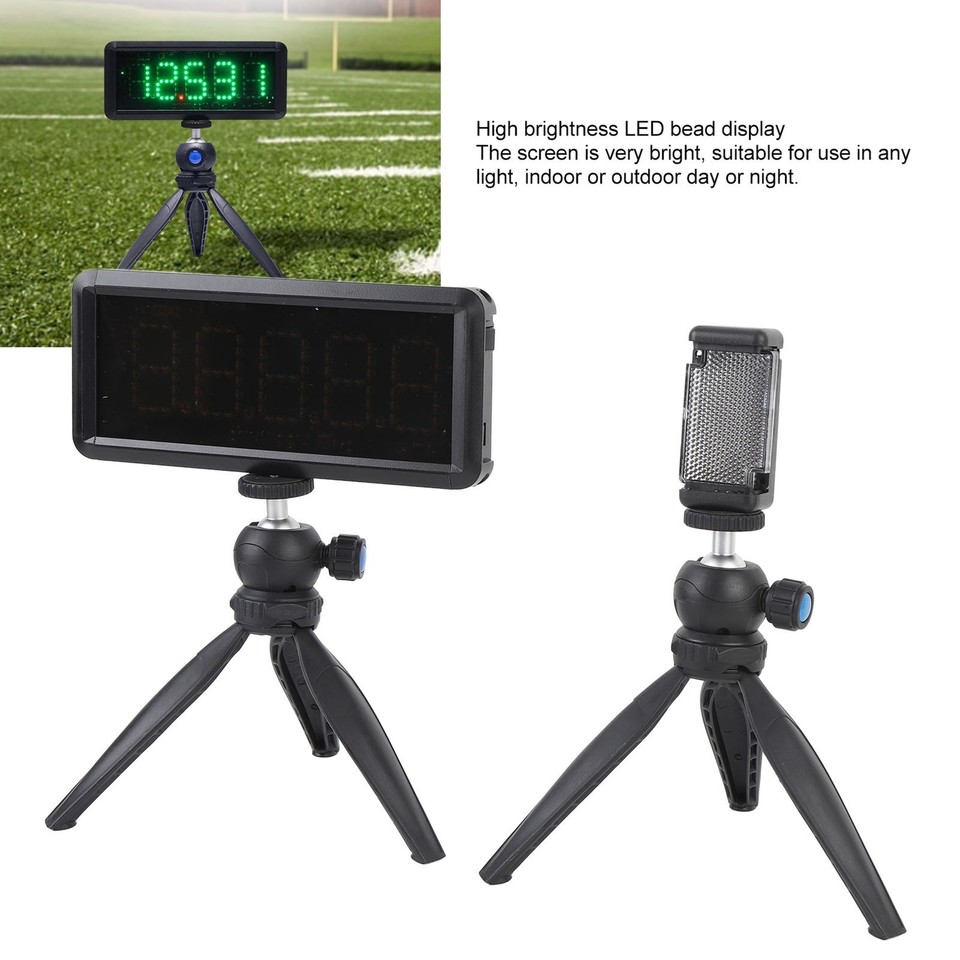 Racing Timer Sprints Timer Large LED Display With Carrying Case For ...