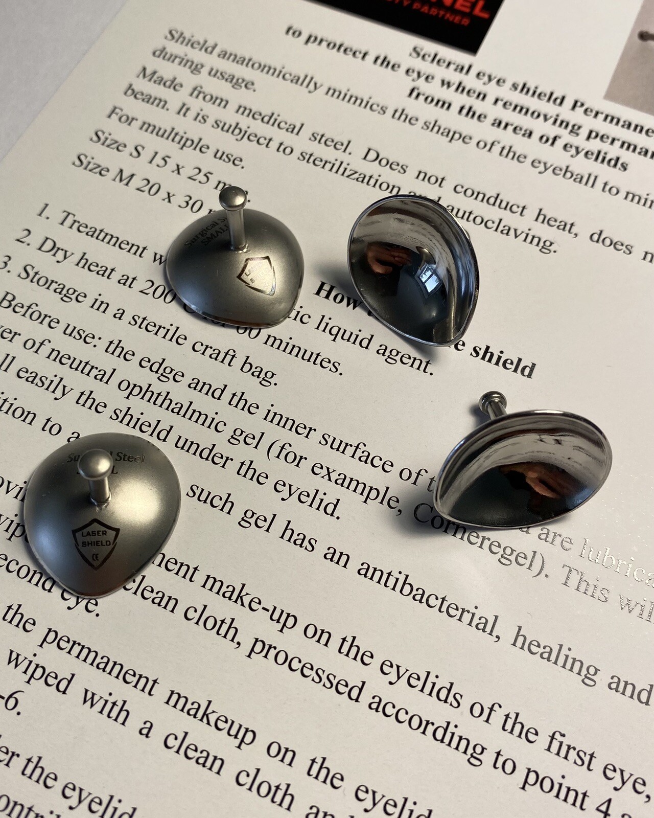 Eye shield Size S 1 Piece Ocular Sclera Protection Laser Tattoo Remove ...