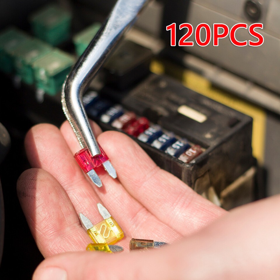 120pcs Bike Fuse Set Colorful Fuse Wire Set 12V-24V for Cars Trucks ...