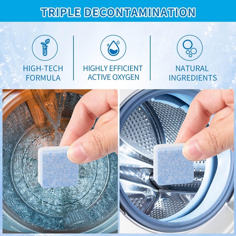 Splash Spotless Washing Machine Cleaner Deep Cleaning for HE Top Load ...