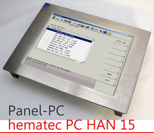 15 " 38cm Touchscreen Panel PC Computer HEMATEC HAN15 3x RS-232 ASB ...