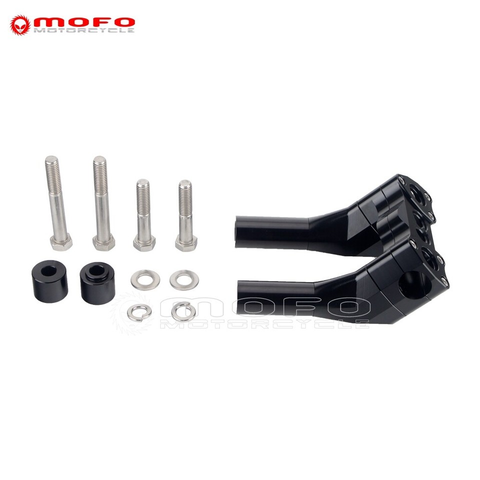 1" Pullback Style Modular Handlebar Risers Kit For Harley Dyna Softail ...