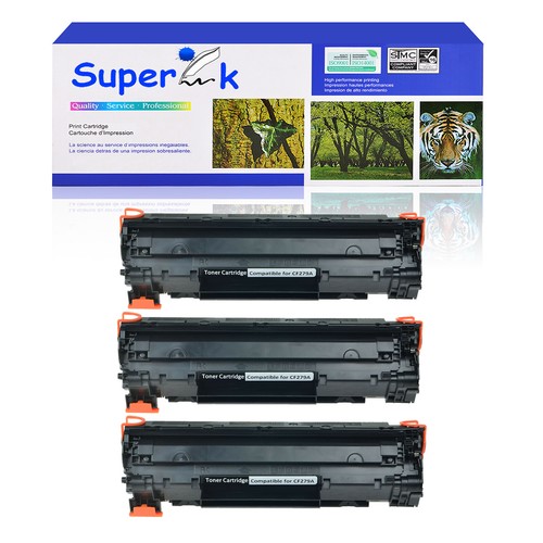 3PK CF279A Laser Toner Compatible with HP LaserJet Pro M12a/M12w/MFP ...