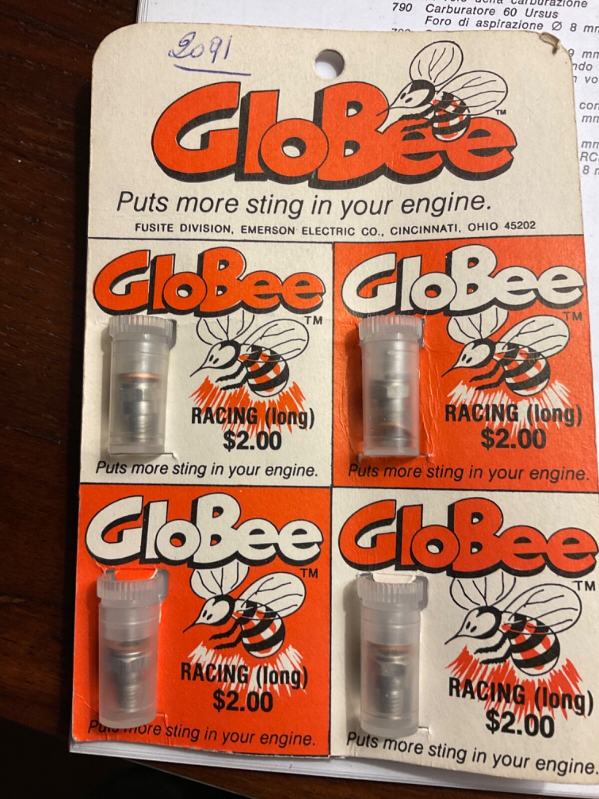 VINTAGE RICAMBI 1 SINGOLA GLOBEE GLOW PLUG RACING LONG NIB | eBay