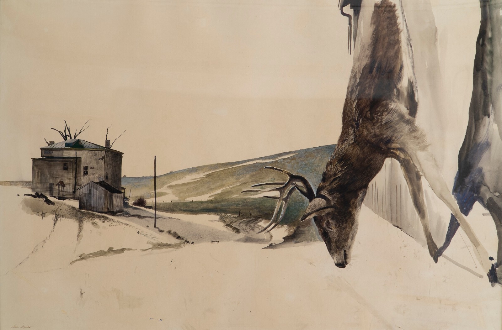 Andrew Wyeth: Winter Morning 22x30 Archival Quality Fine Art Print | eBay