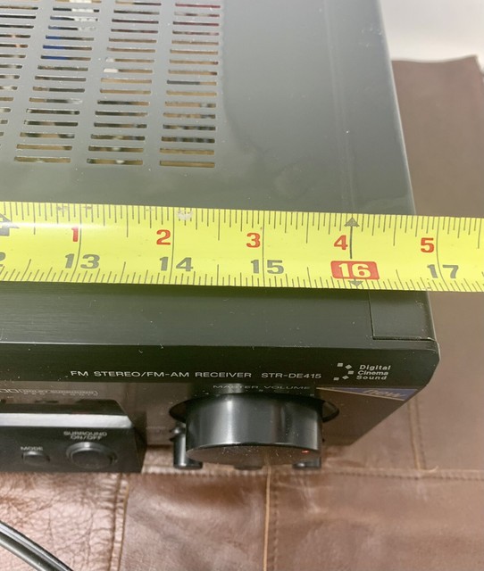 Sony STR-DE415 190W Audio/Video Control Center AM/FM Receiver - TESTED ...