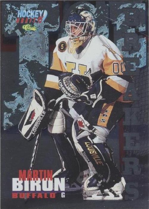 1995 Classic Draft - Ice Breakers Martin Biron #BK 13 (RC) for sale ...
