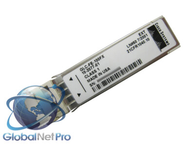 GENUINE CISCO GLC-FE-100FX - 100BASE-FX SFP for FE port - LIFETIME ...