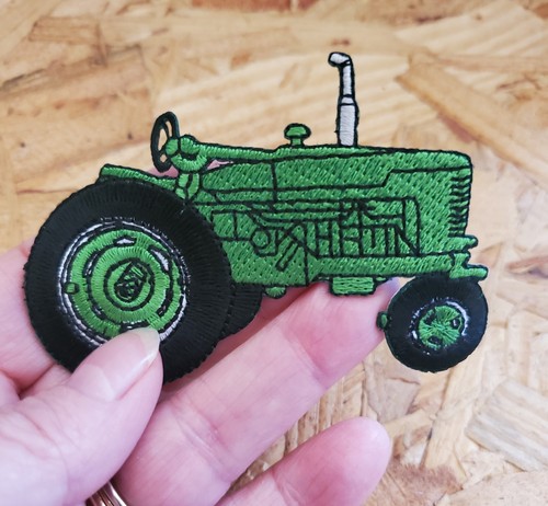 Tractor - Farm - Green Fully Embroidered Iron On Applique Patch | eBay