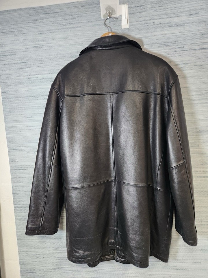 Reed Leather Jacket Thinsulate Insulation Large 0204-13 | eBay