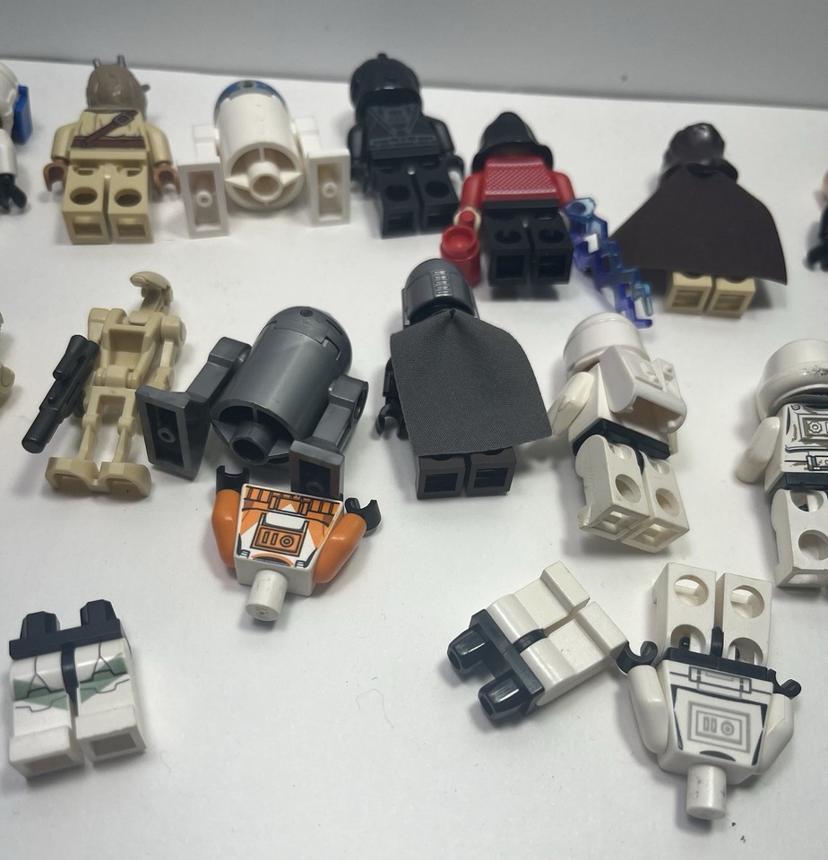 Lot Of Lego Star Wars Minifigures 13 Complete With Clones And Other ...