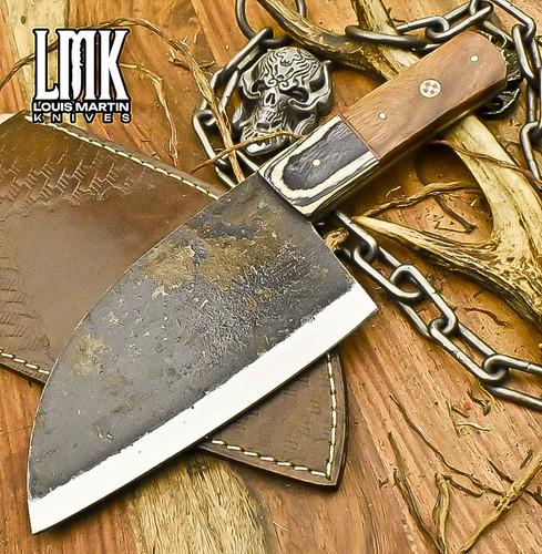 LMK Hot Item Clever Chopper Chef Knife AUS-8 Steel Walnut Wood Gift | eBay