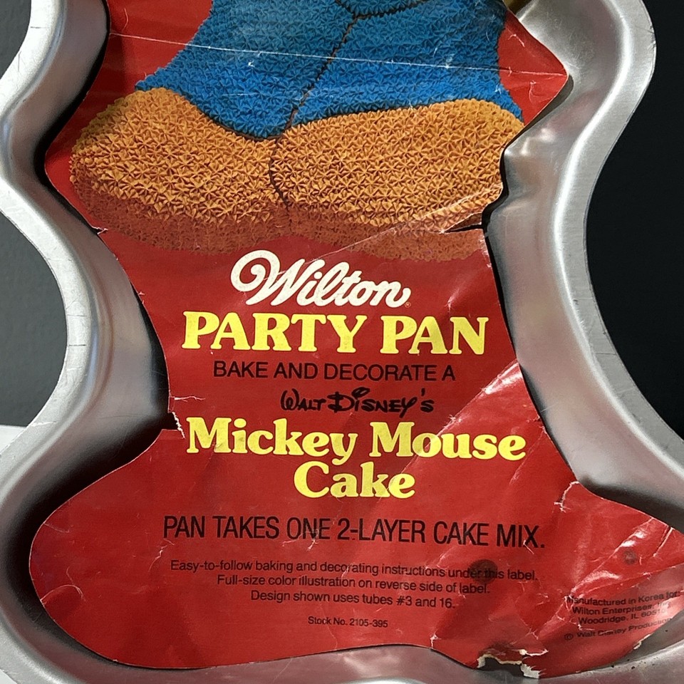 Vintage 1978 Wilton Walt Disney Productions Mickey Mouse Cake Pan 7N | eBay