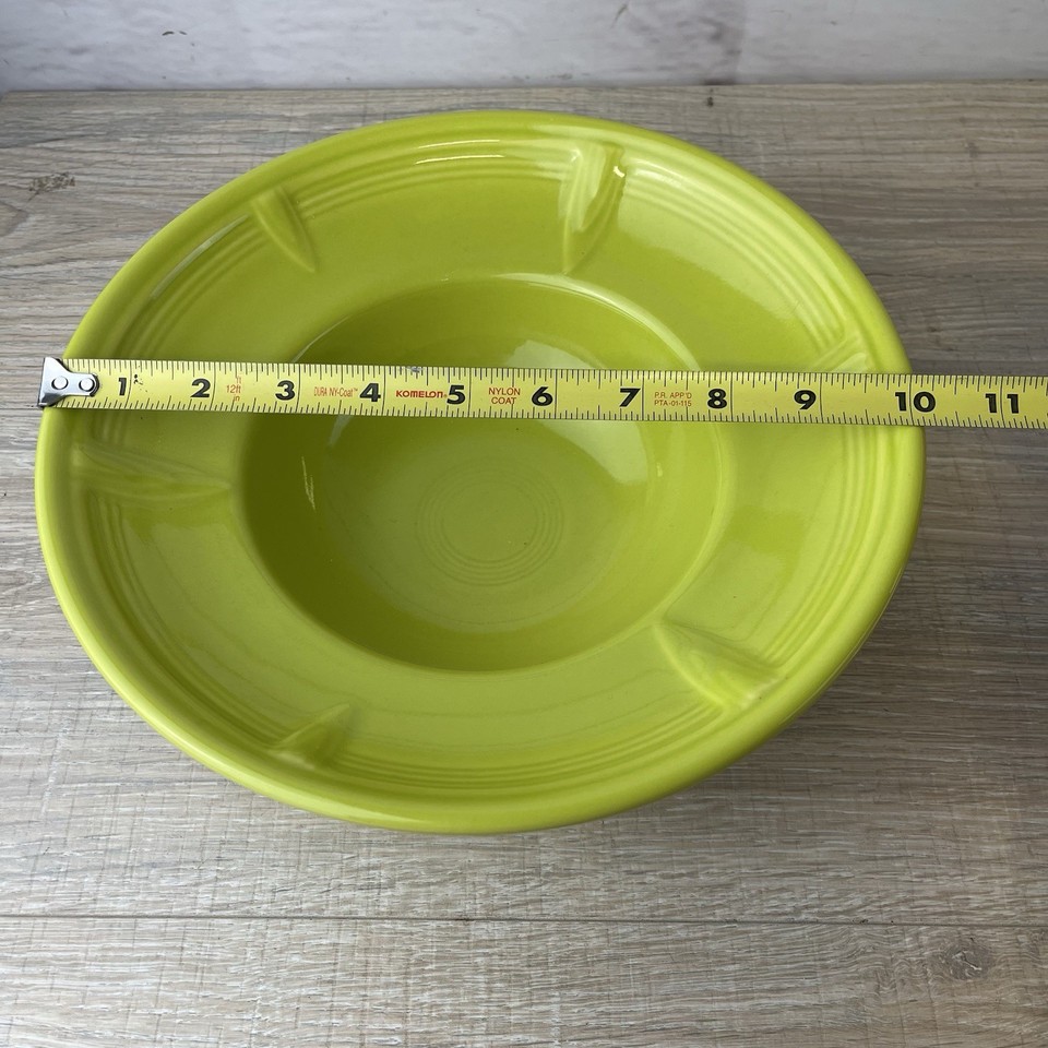 Fiestaware Retired Lemongrass Signature Serving Bowl 10" | eBay