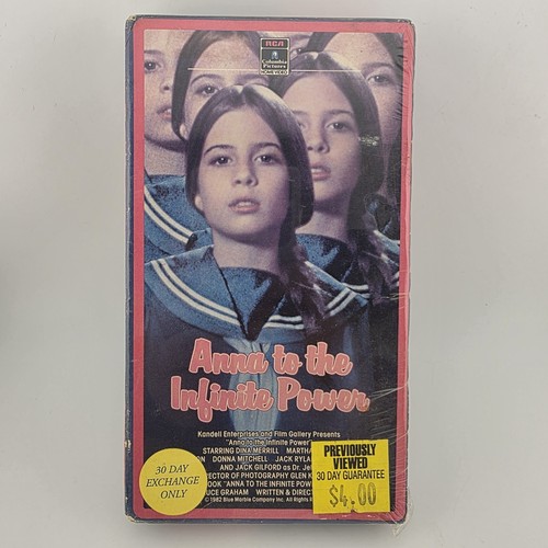 Anna To The Infinite Power - VHS - 1982 - Dina Merrill ~ Sealed By ...