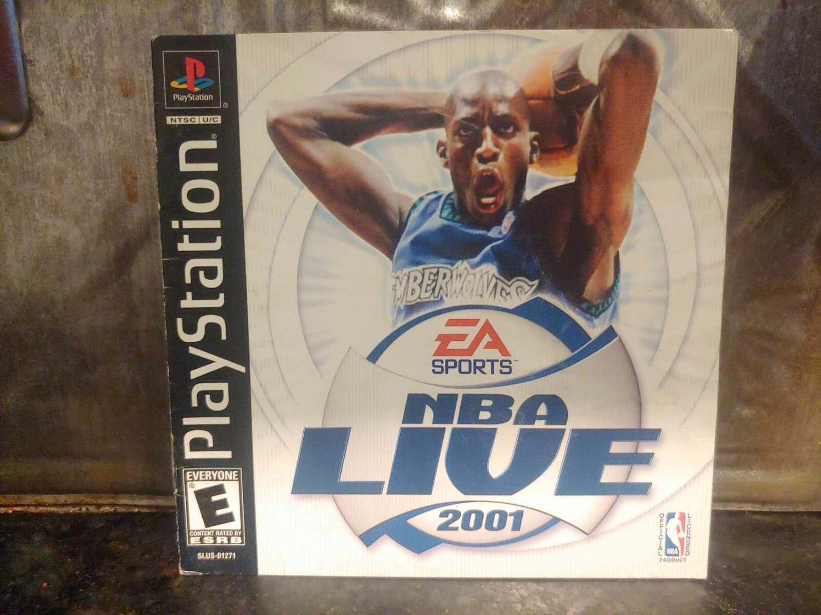 NBA Live 2001 Basketball PS1 PlayStation 1 Game Original Instruction ...
