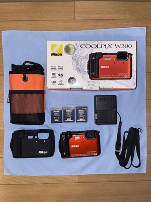 Nikon COOLPIX W300 Orange Underwater Camera | eBay