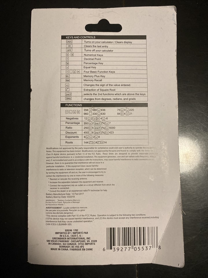 Jot Scientific Calculator -10 Digit Display - Algebra Geometry ...