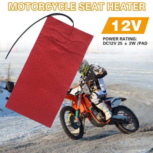 Waterproof 12V Motorcycle ATV E-Bike Seat Heating Pad Kit Heater Z8D9 ...