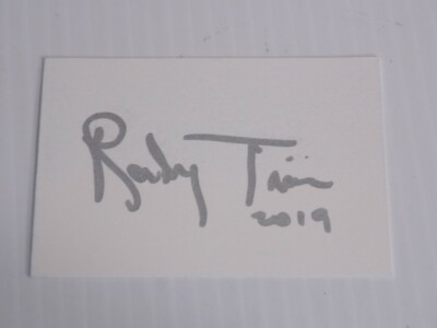 RANDY TRAVIS AUTOGRAPHED SIGNED CARD COUNTRY MUSIC SINGER | eBay