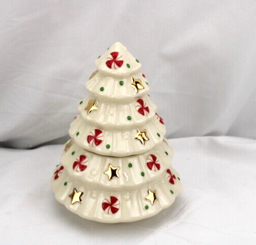 New in Box Lenox Holiday Tree Treat Jar 7" | eBay