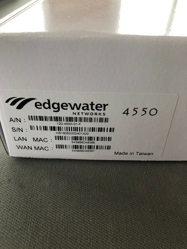 New EDGEWATER NETWORKS 4550 EdgeMarc 5 Network Services Gateway EM-4550 ...