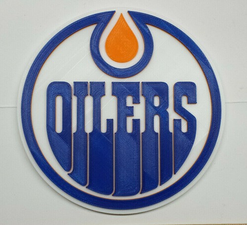 Edmonton Oilers 3D Hockey Logo - Emblem, Ornament or Magnet!! | eBay ...